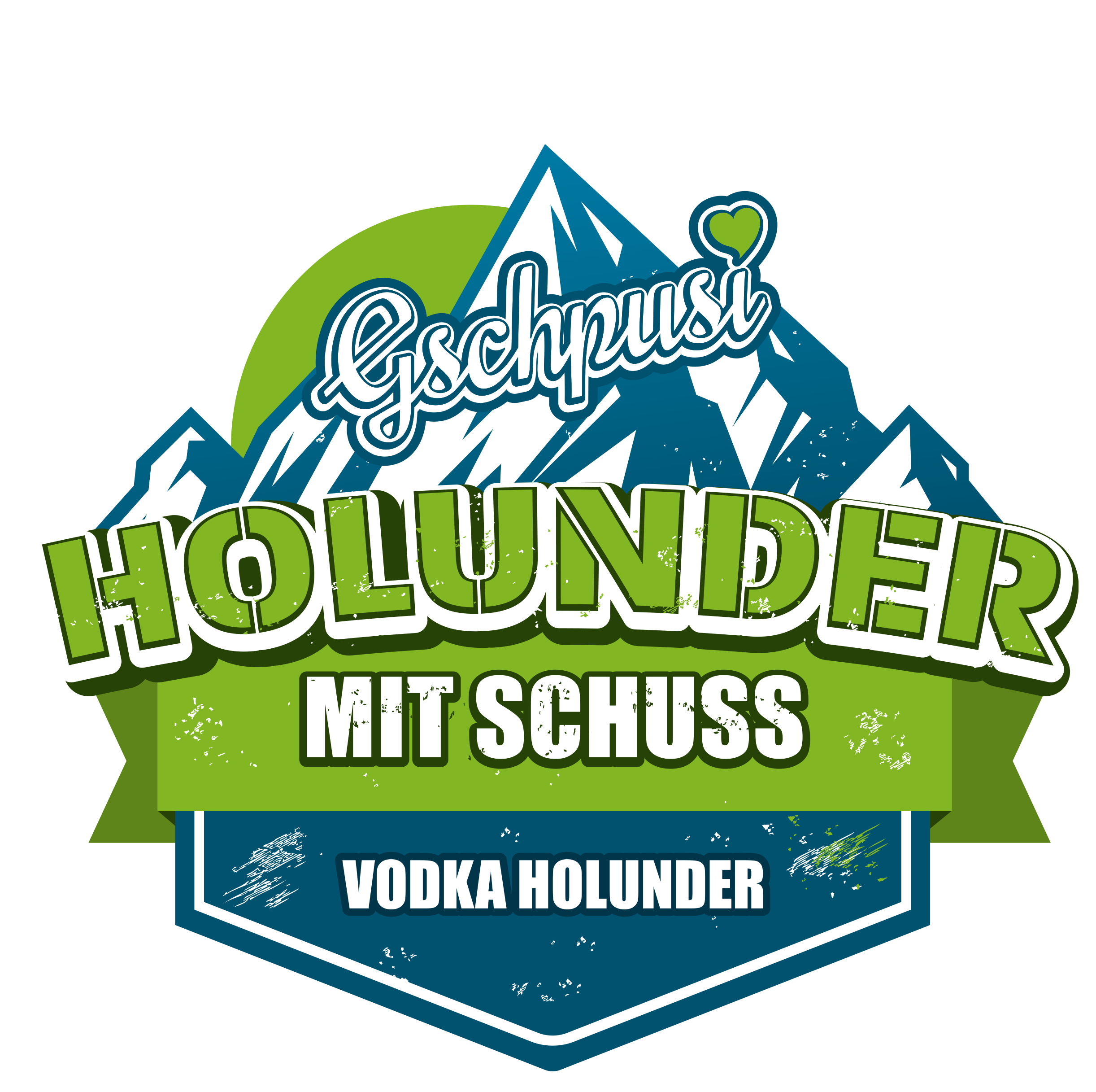 Trink´s mit Schuss skiwasser holunder vodka spritzer gspritzer g ...